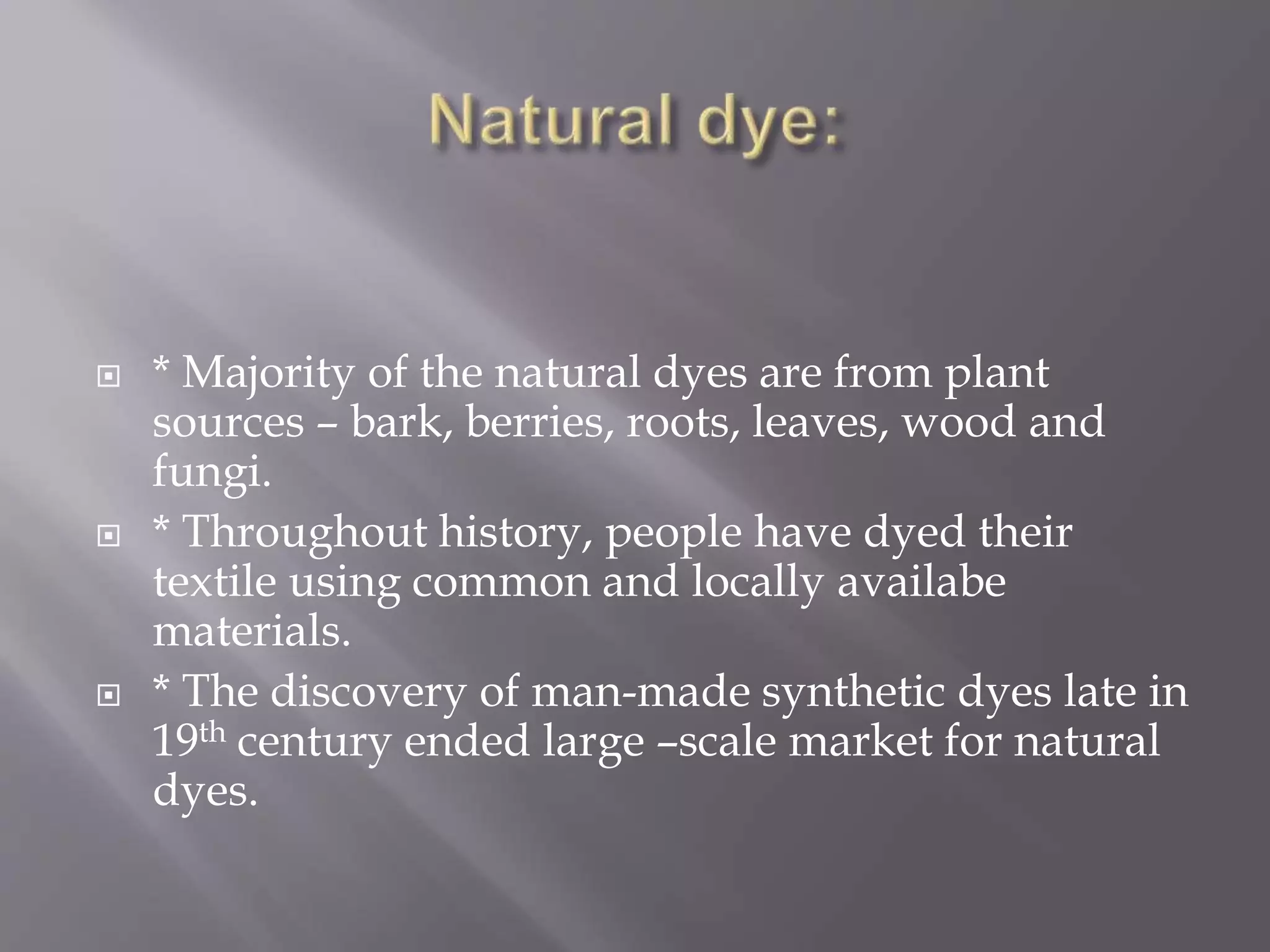 Dyeing presentation | PPTX
