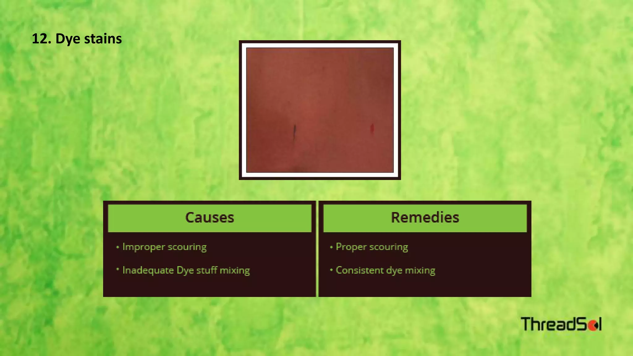 How dyeing & printing defects spoil your garment? | PPT