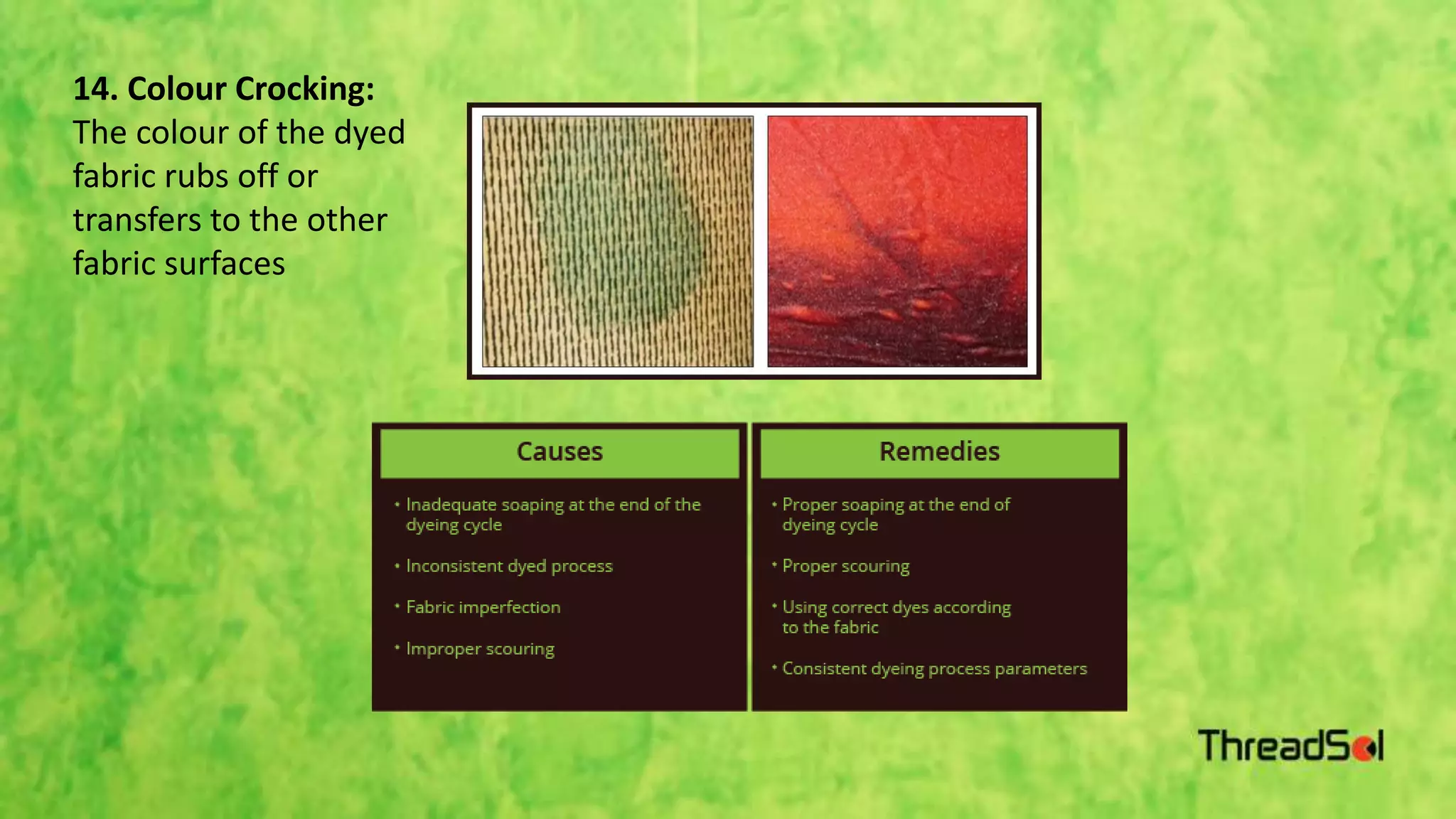 How dyeing & printing defects spoil your garment? | PPT
