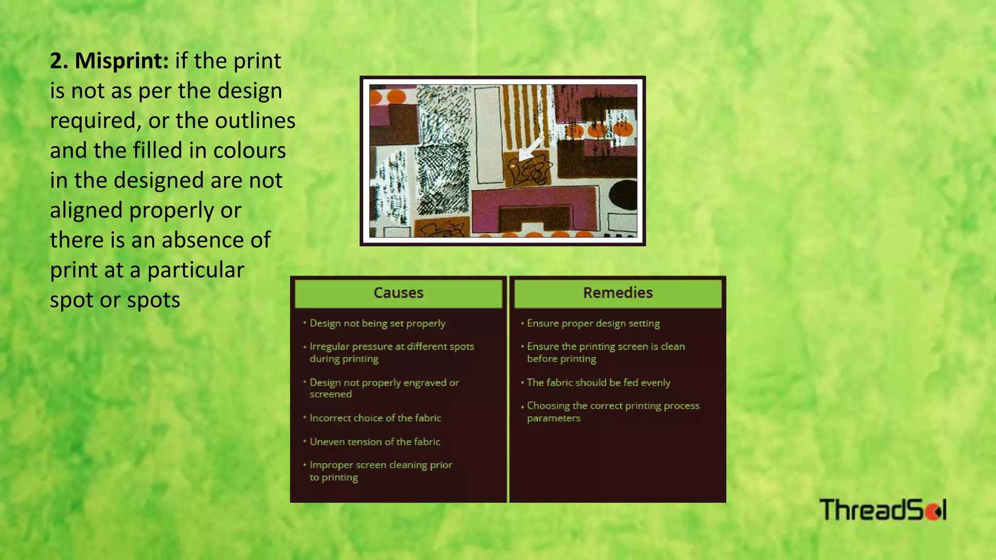 How dyeing & printing defects spoil your garment? | PPT