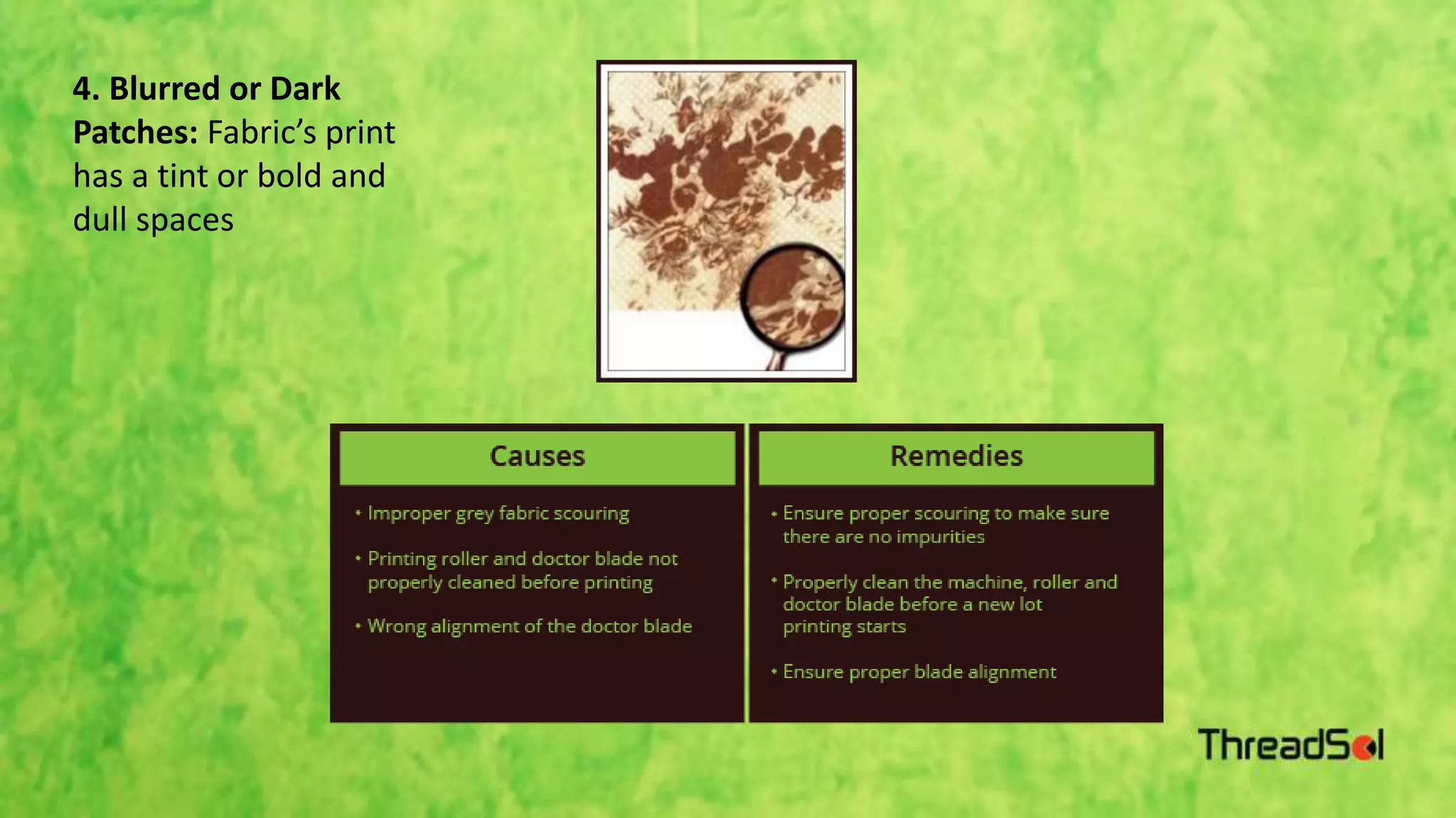 How dyeing & printing defects spoil your garment? | PPT