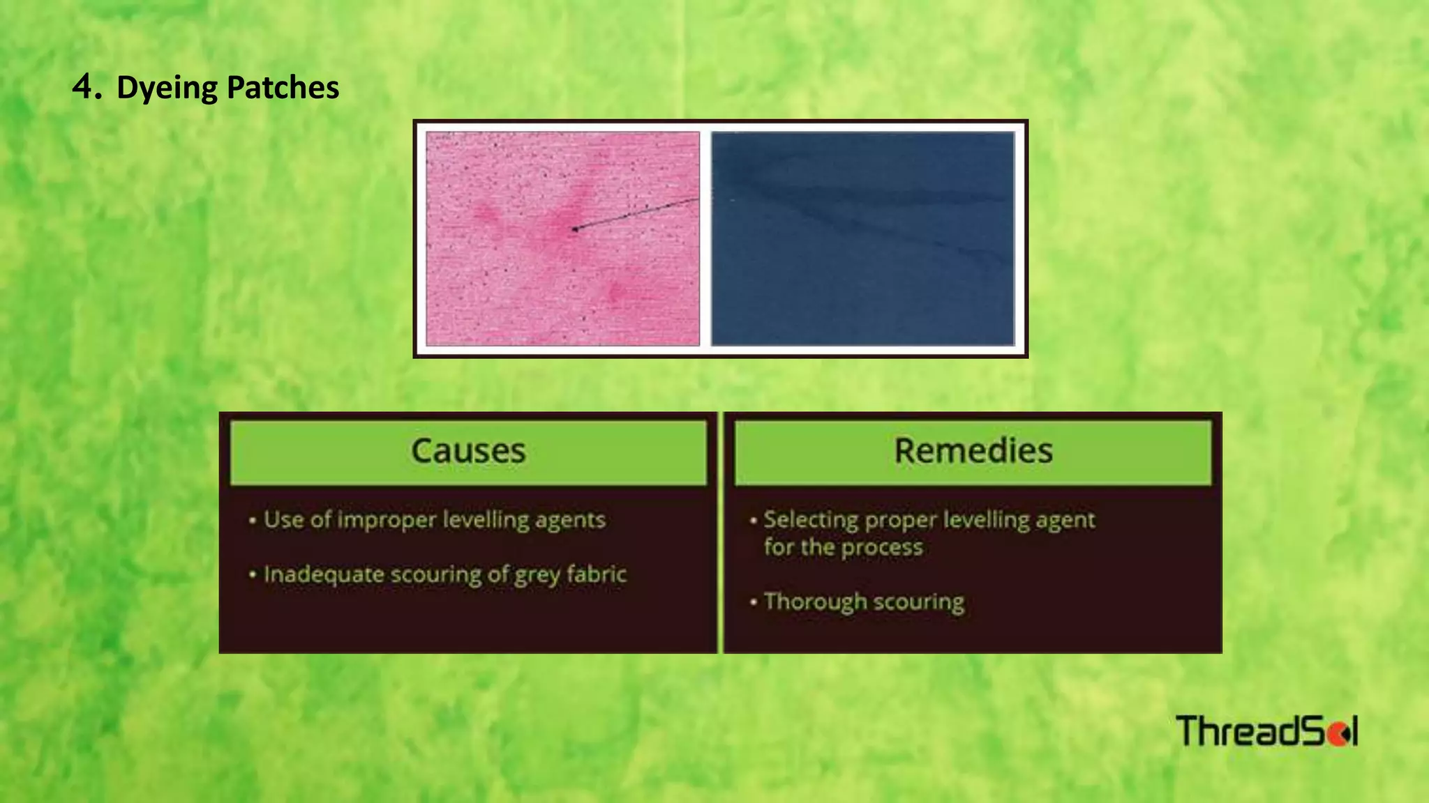 How dyeing & printing defects spoil your garment? | PPT