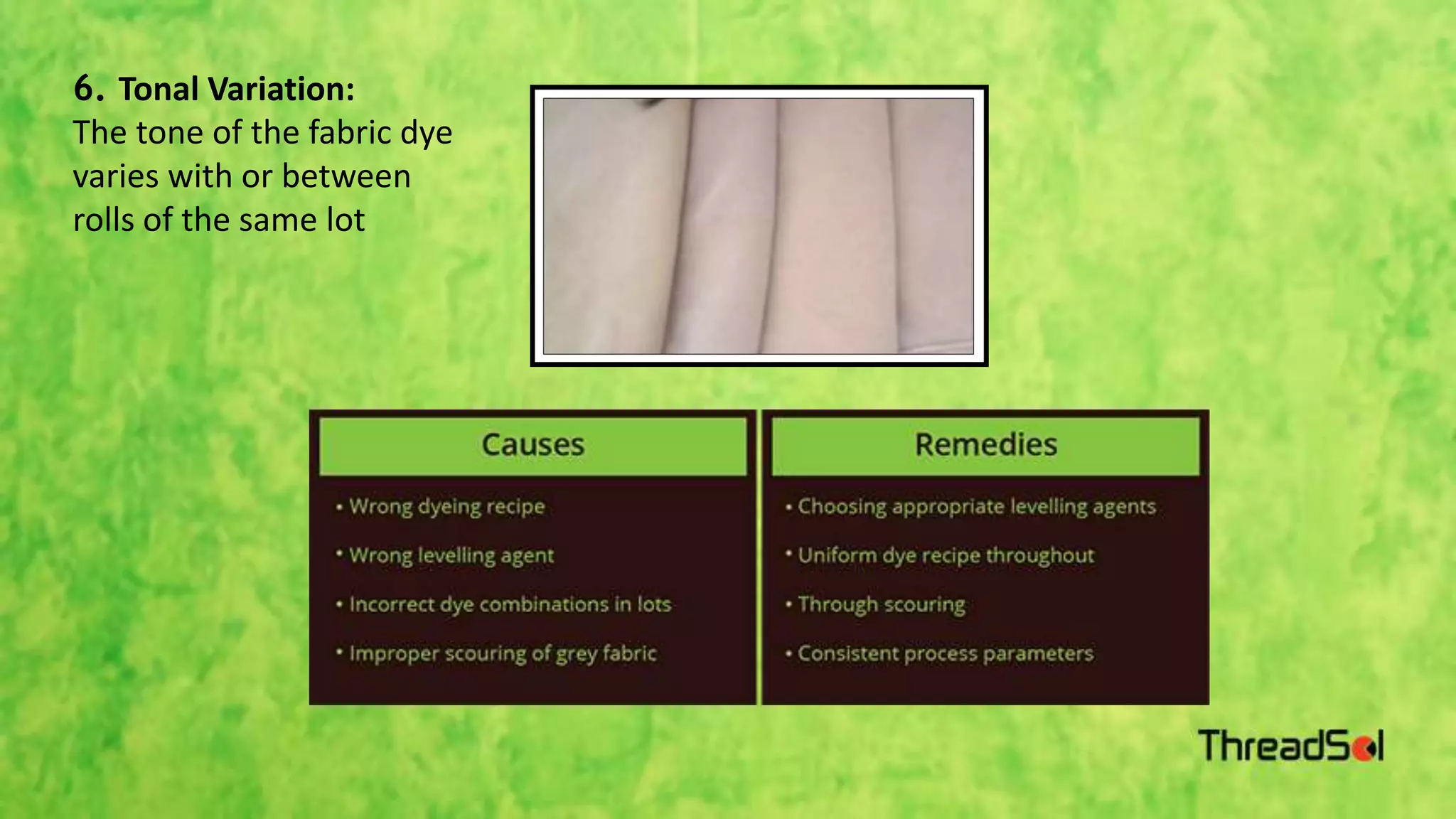 How dyeing & printing defects spoil your garment? | PPT