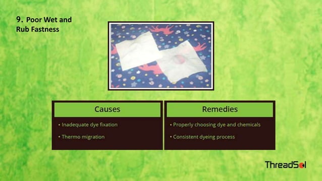 How dyeing & printing defects spoil your garment? | PPT