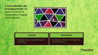 How dyeing & printing defects spoil your garment? | PPT