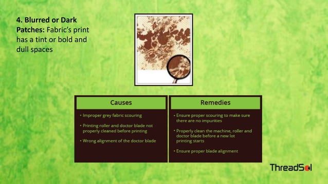 How dyeing & printing defects spoil your garment? | PPT
