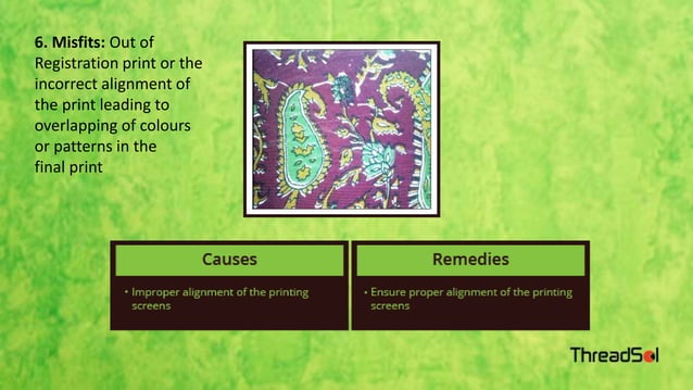 How dyeing & printing defects spoil your garment? | PPT