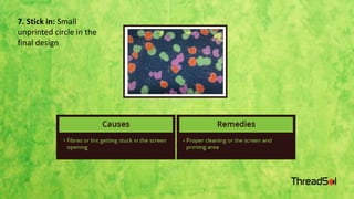 How dyeing & printing defects spoil your garment? | PPT