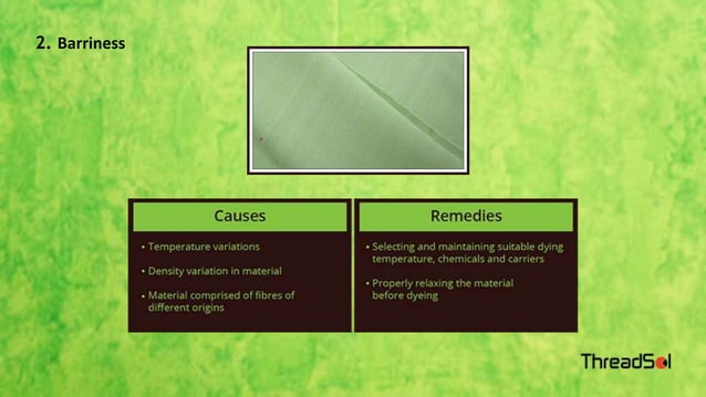 How dyeing & printing defects spoil your garment? | PPT