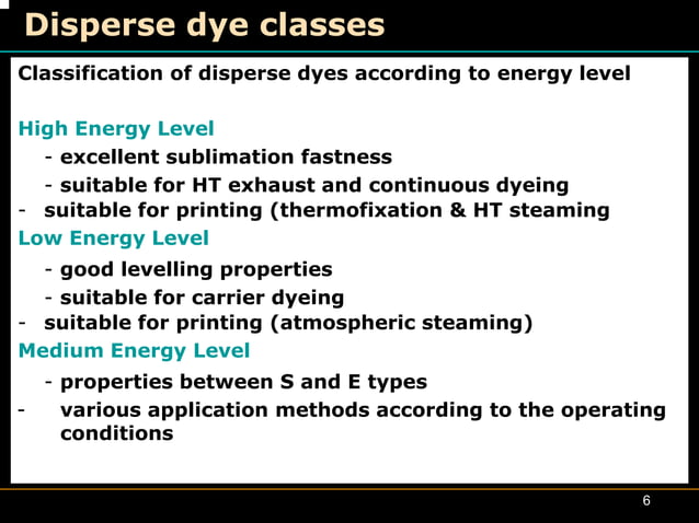 Dyeing with Disperse Dyes.pptx