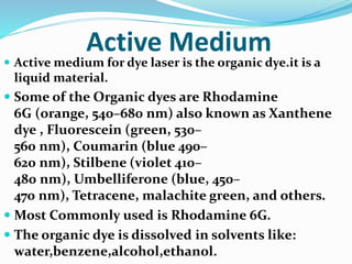 Dye laser | PPTX