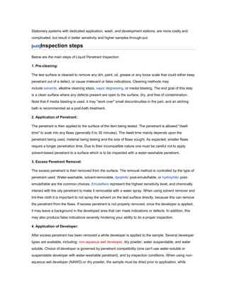 Dye penetrant inspection | DOC