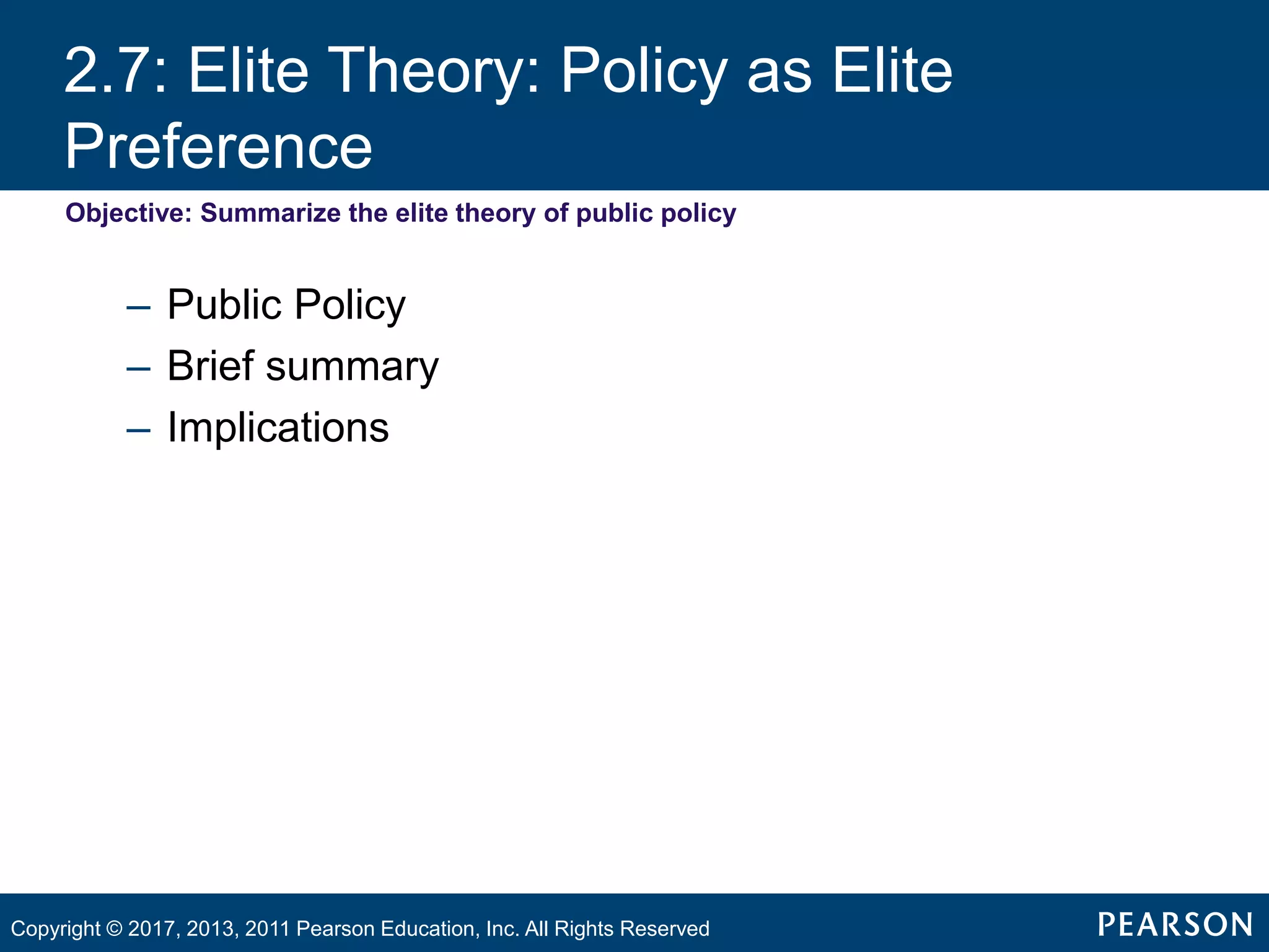 POLS 3346 Chapter 2: Models of Politics (Dye) | PPTX