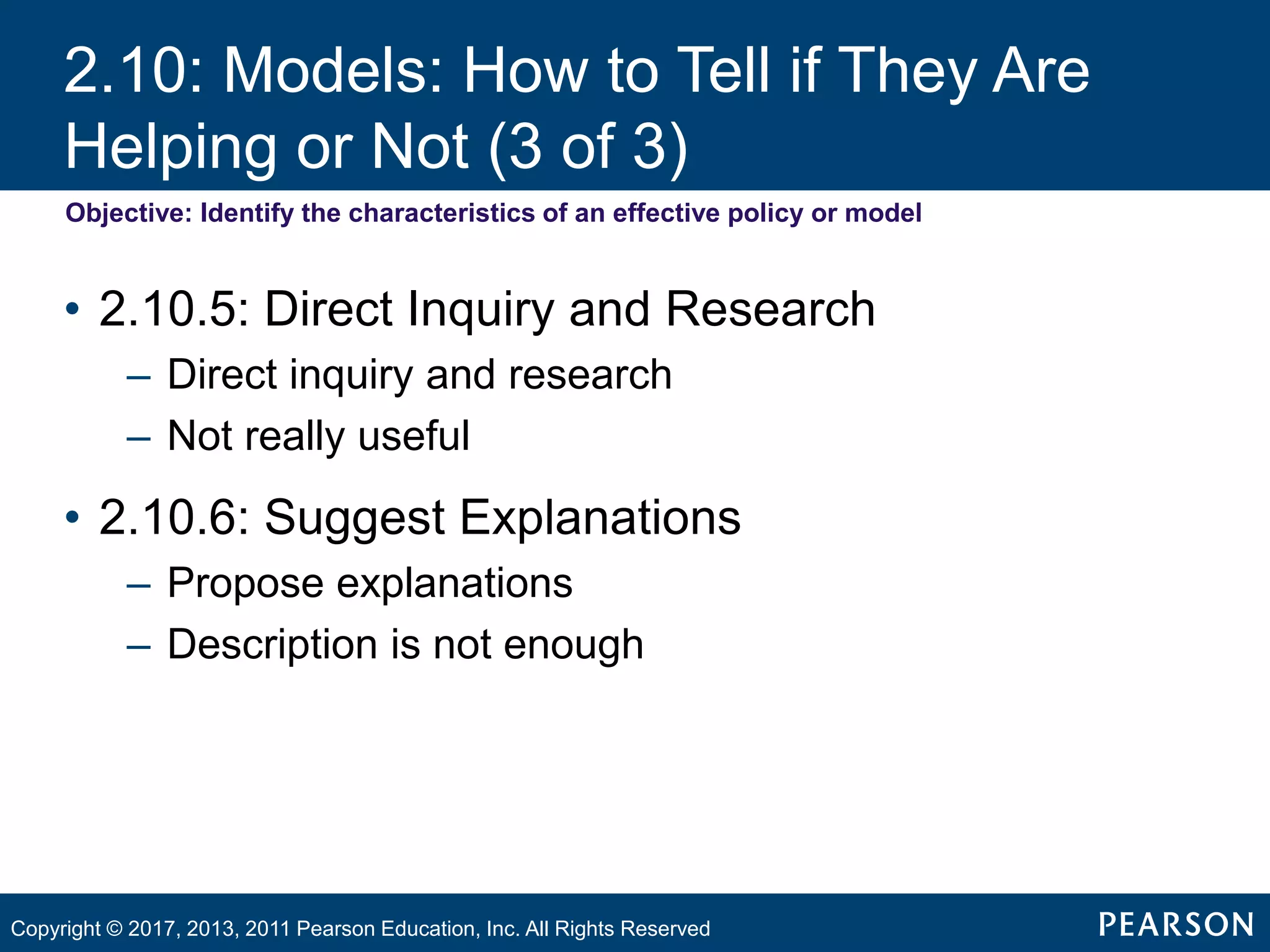 POLS 3346 Chapter 2: Models of Politics (Dye) | PPTX