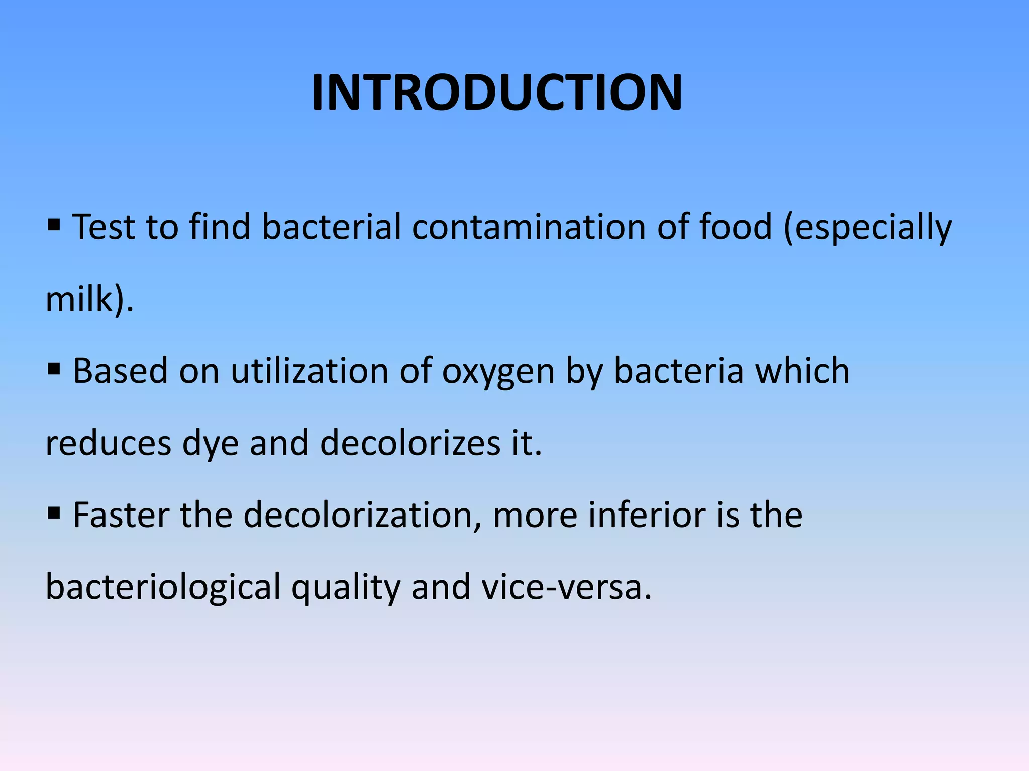 Dye reduction test | PPTX