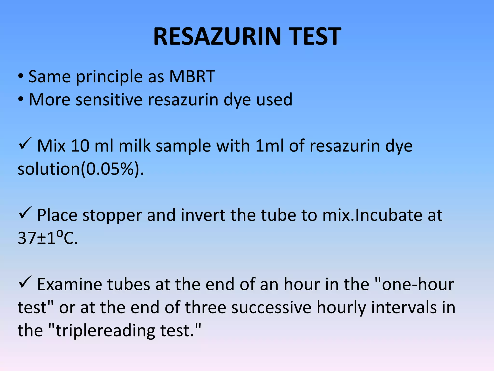 Dye reduction test | PPTX