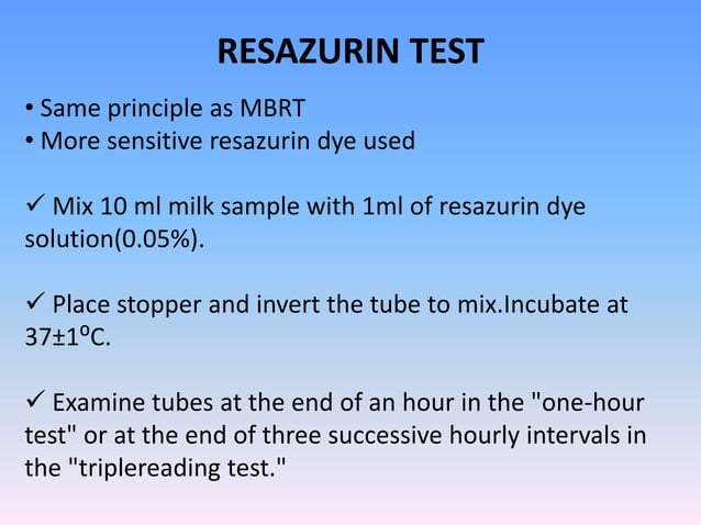 Dye reduction test | PPTX