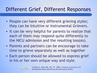 Grief in the NICU: Identifying, Understanding and Helping Grieving ...