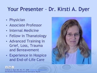 TAKE CARE of Yourself Following a Loss or Death | PPT