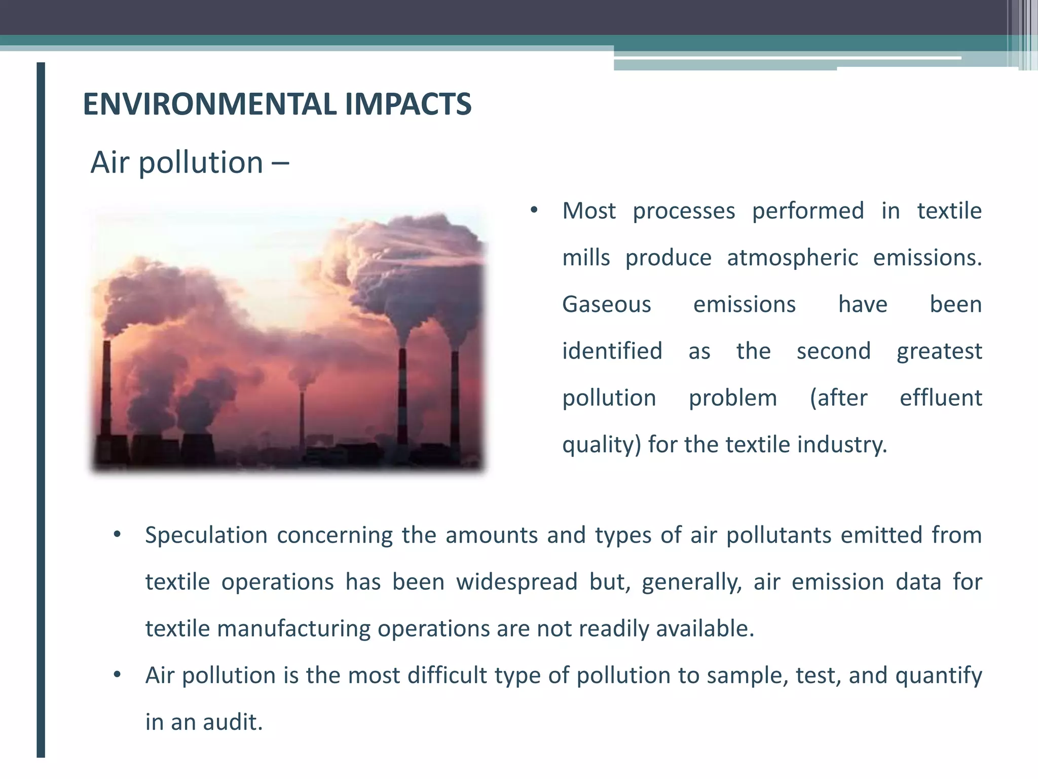 IMPACT OF DYES ON ENVIRONMENT & REMEDIATION | PPTX