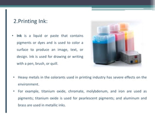IMPACT OF DYES ON ENVIRONMENT & REMEDIATION | PPTX