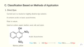 Dyes and its Classification | PPTX