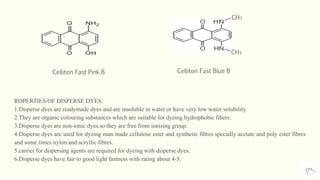 Dyes and its Classification | PPTX