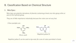 Dyes and its Classification | PPTX