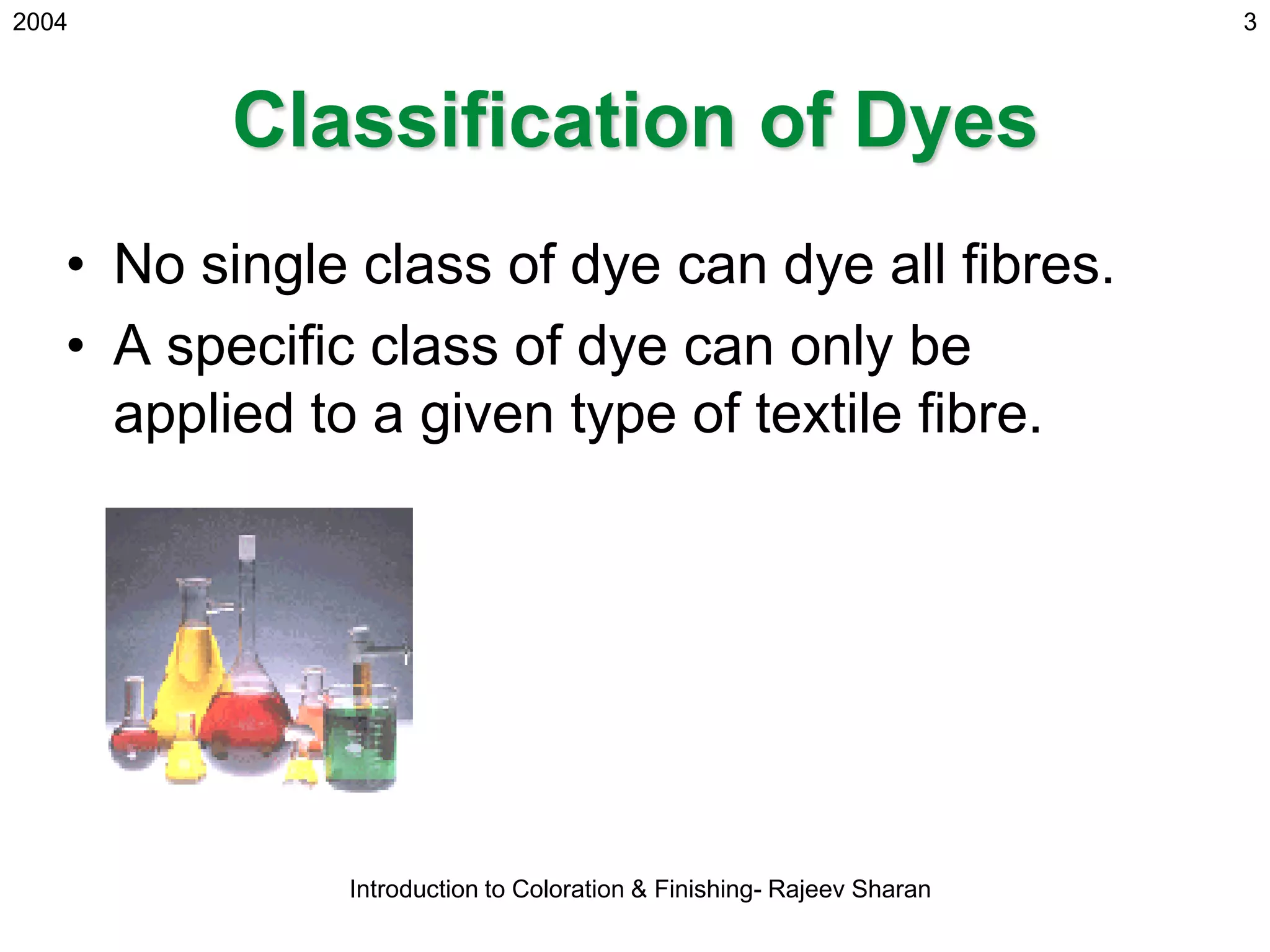 Dyes classification | PDF