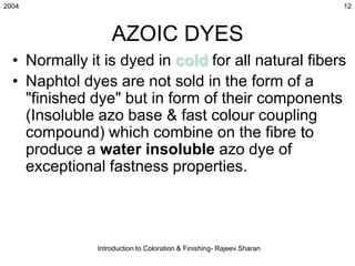 Dyes classification | PDF