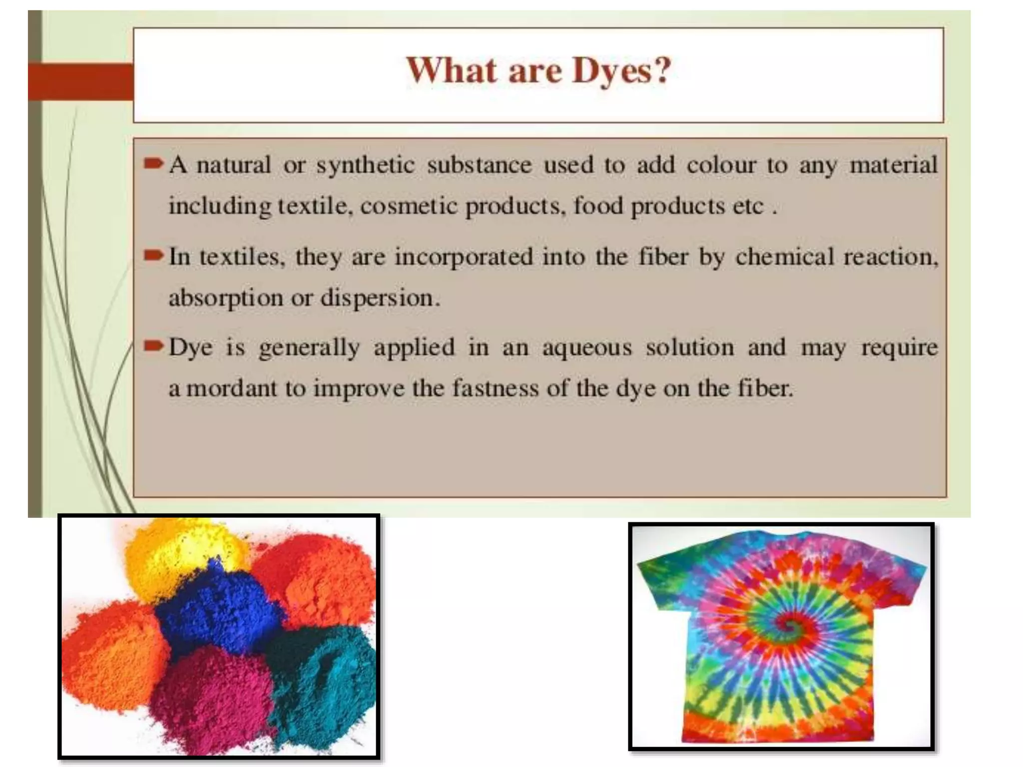 Dyes classification | PPT