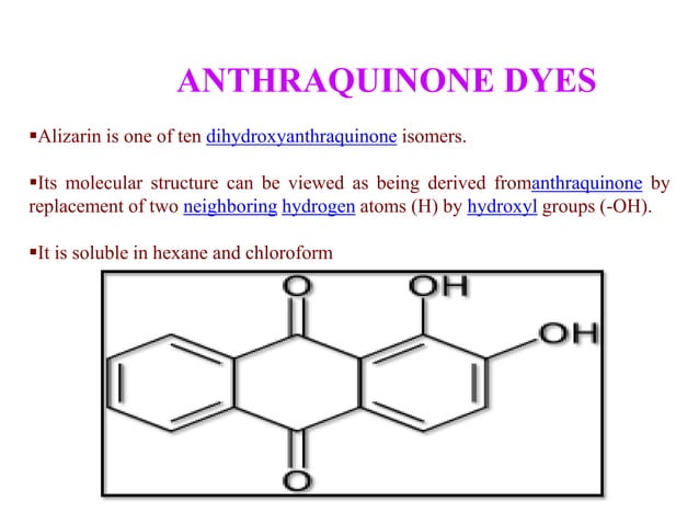 Dyes classification | PPT