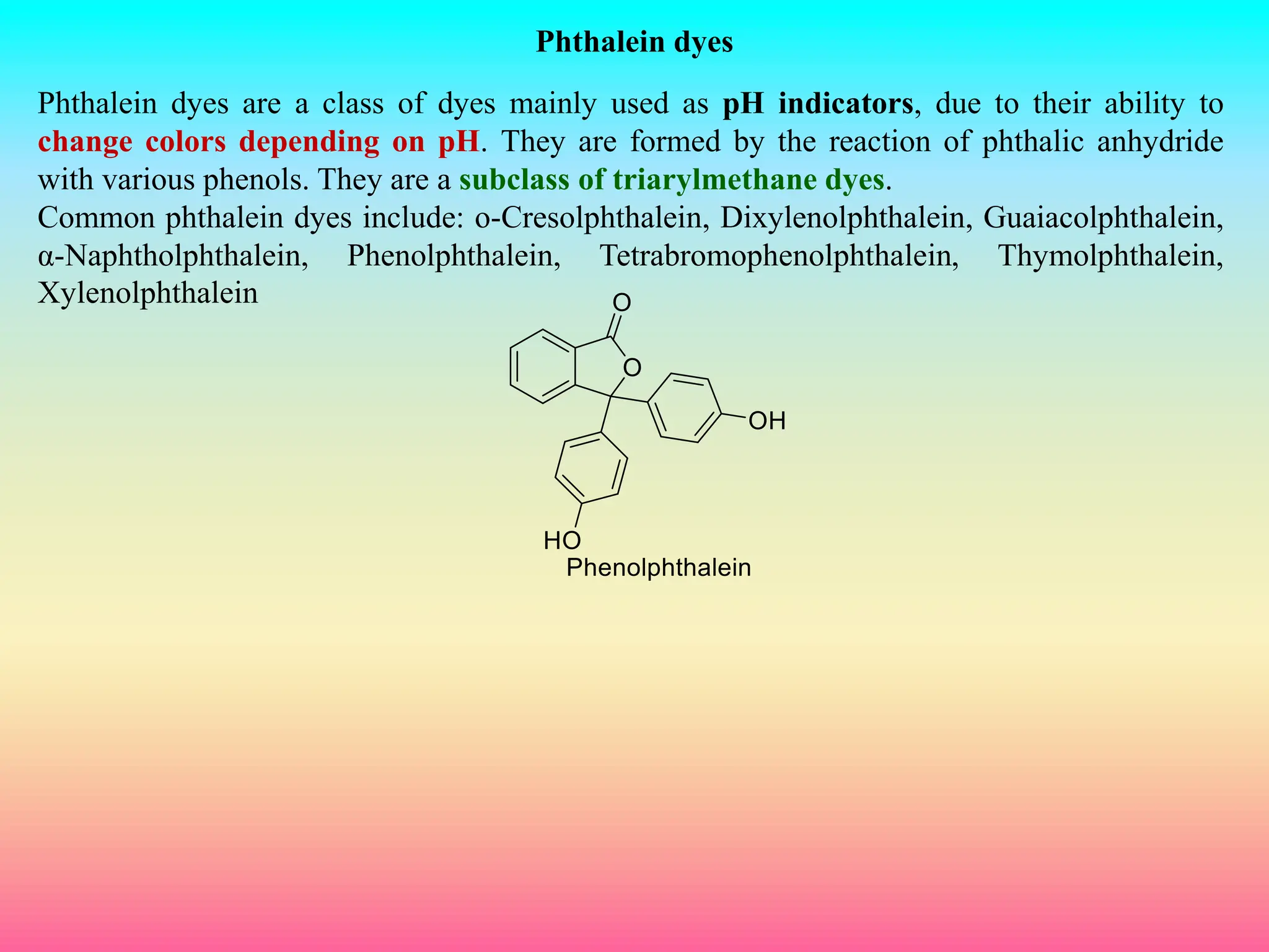 Dyes and Pigments for UG applied Chemistry | PPTX