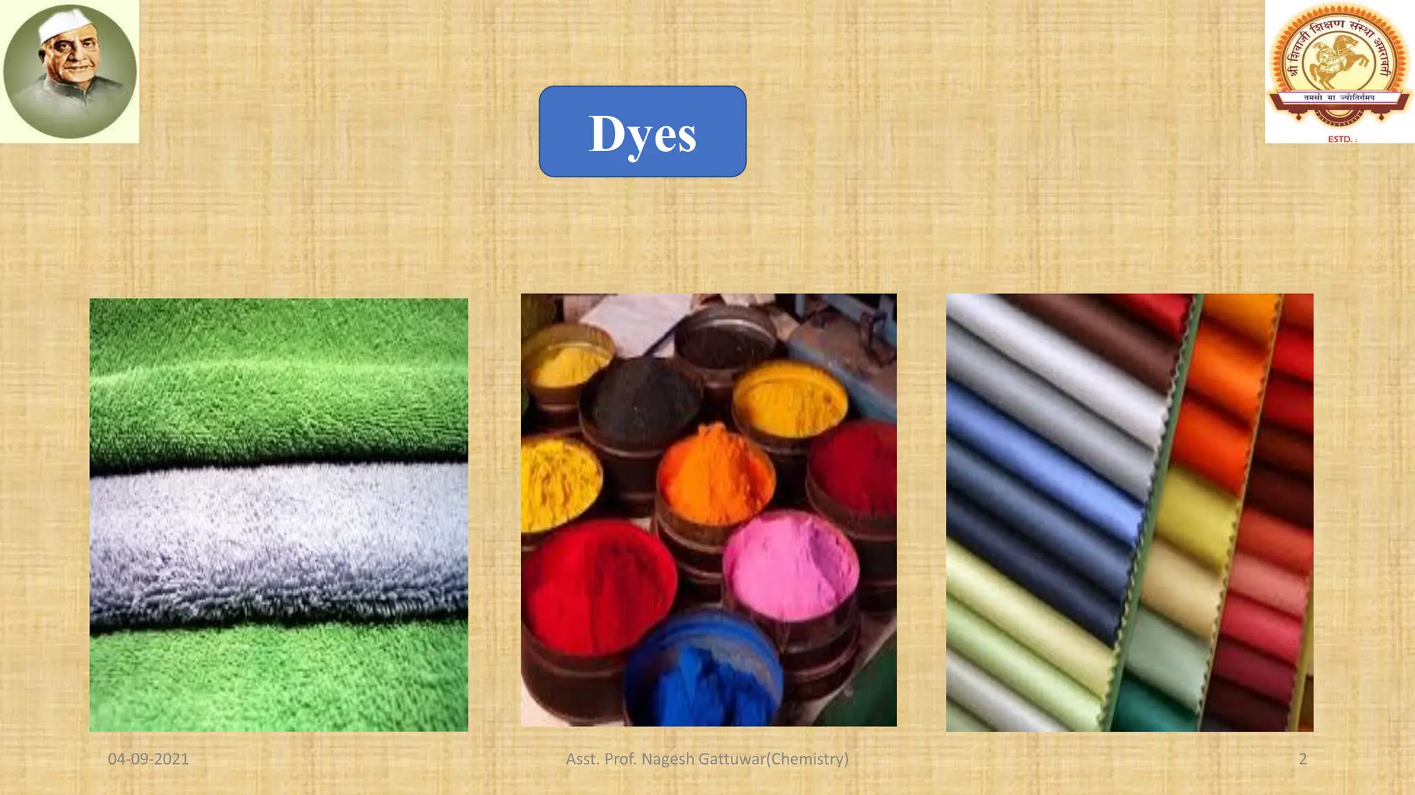 Dyes, Drugs and Pesticides For any Science students of B. Sc. | PDF