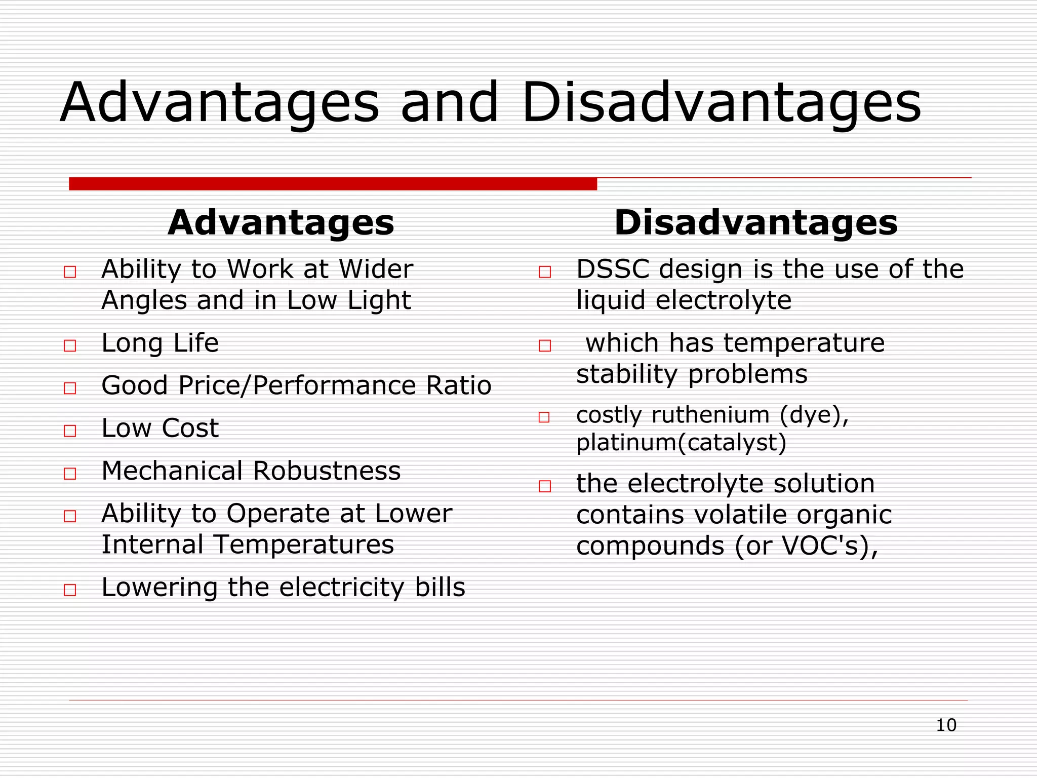 Dye sensitised solar cells | PPT