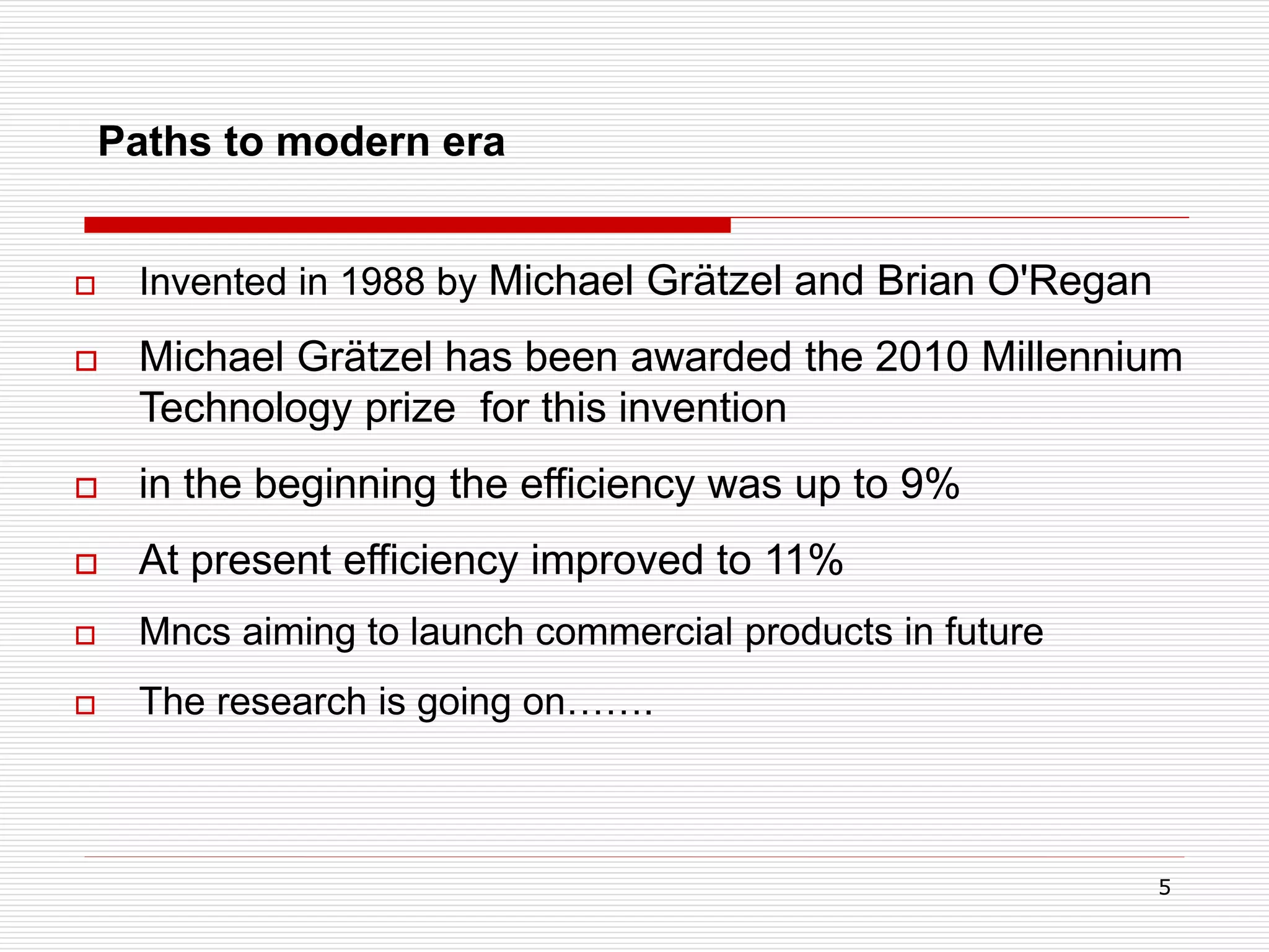Dye sensitised solar cells | PPT