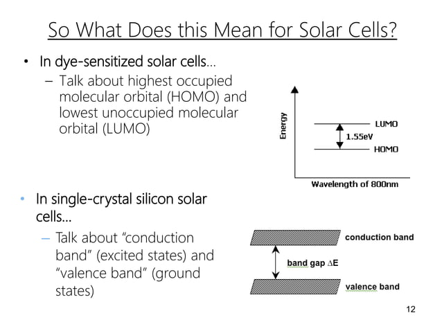 Dye sensitized solar cells | PPTX