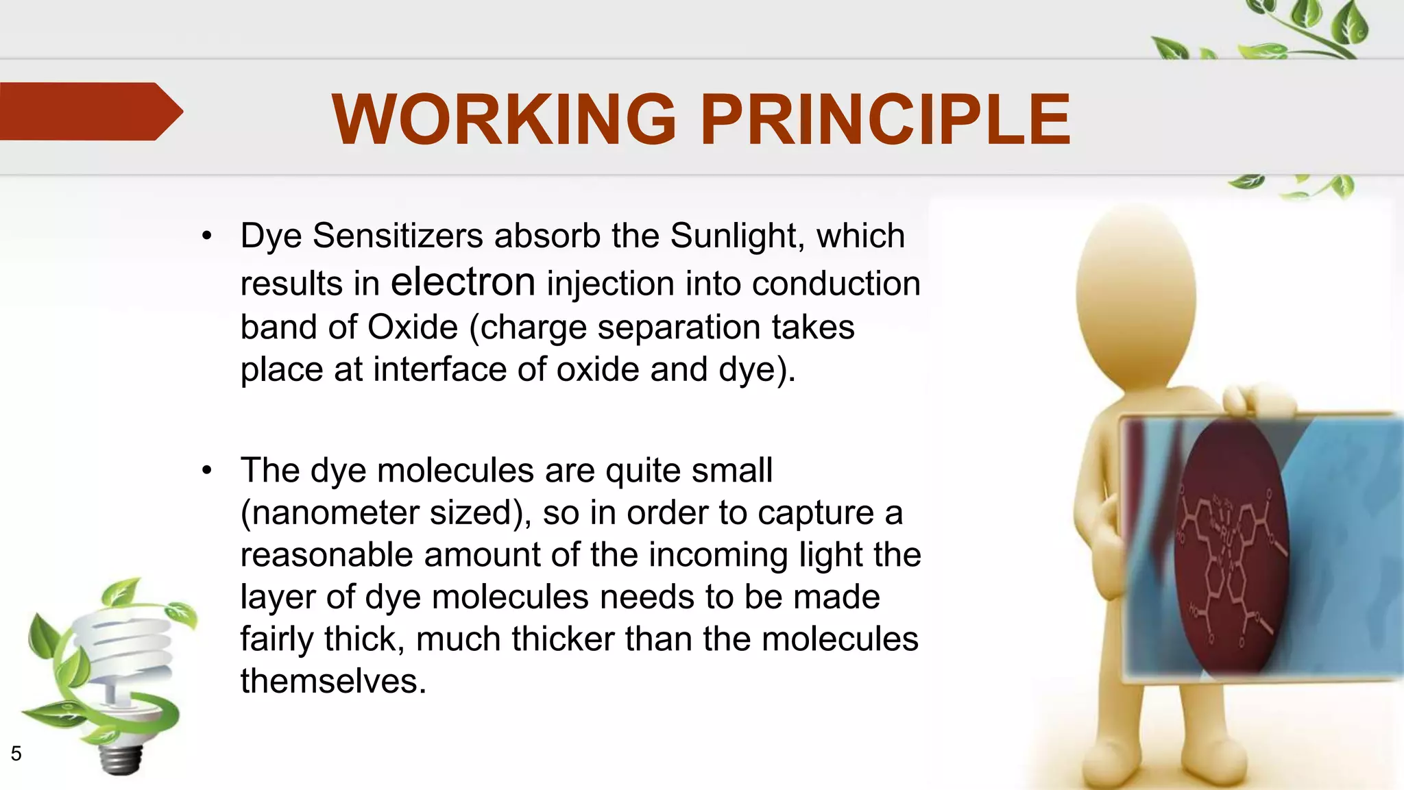 Dye sensitized solar cells | PPTX