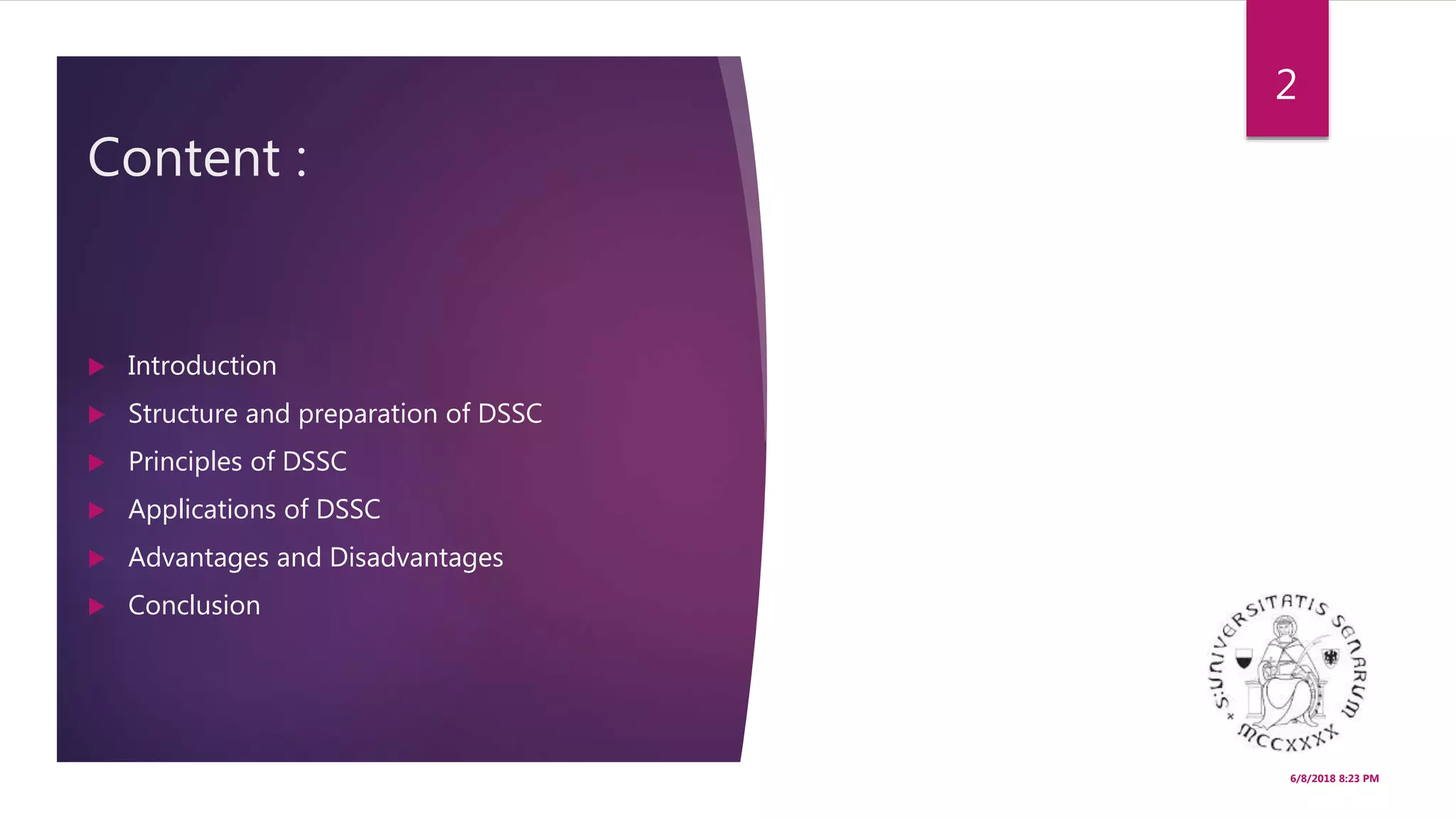 Dye sensitized solar cells | PPTX