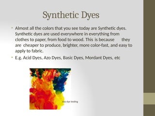 Chemistry of Dyes and it's classification.pptx