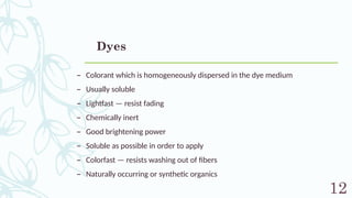 Dyes & Pigments Lecture 1.pptx........... | PPTX
