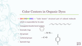 Dyes & Pigments Lecture 1.pptx........... | PPTX