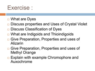 Dyes ppt | PPTX