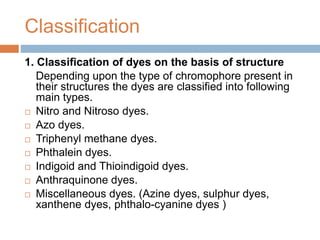 Dyes ppt | PPTX