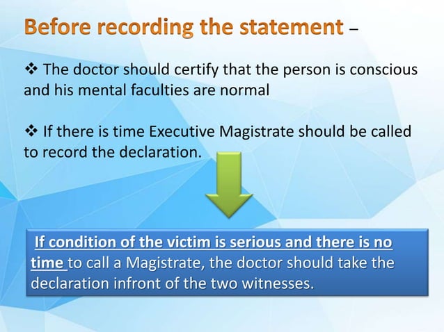 Dying declaration and Dying Deposition | PPTX