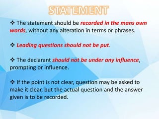 Dying declaration and Dying Deposition | PPTX