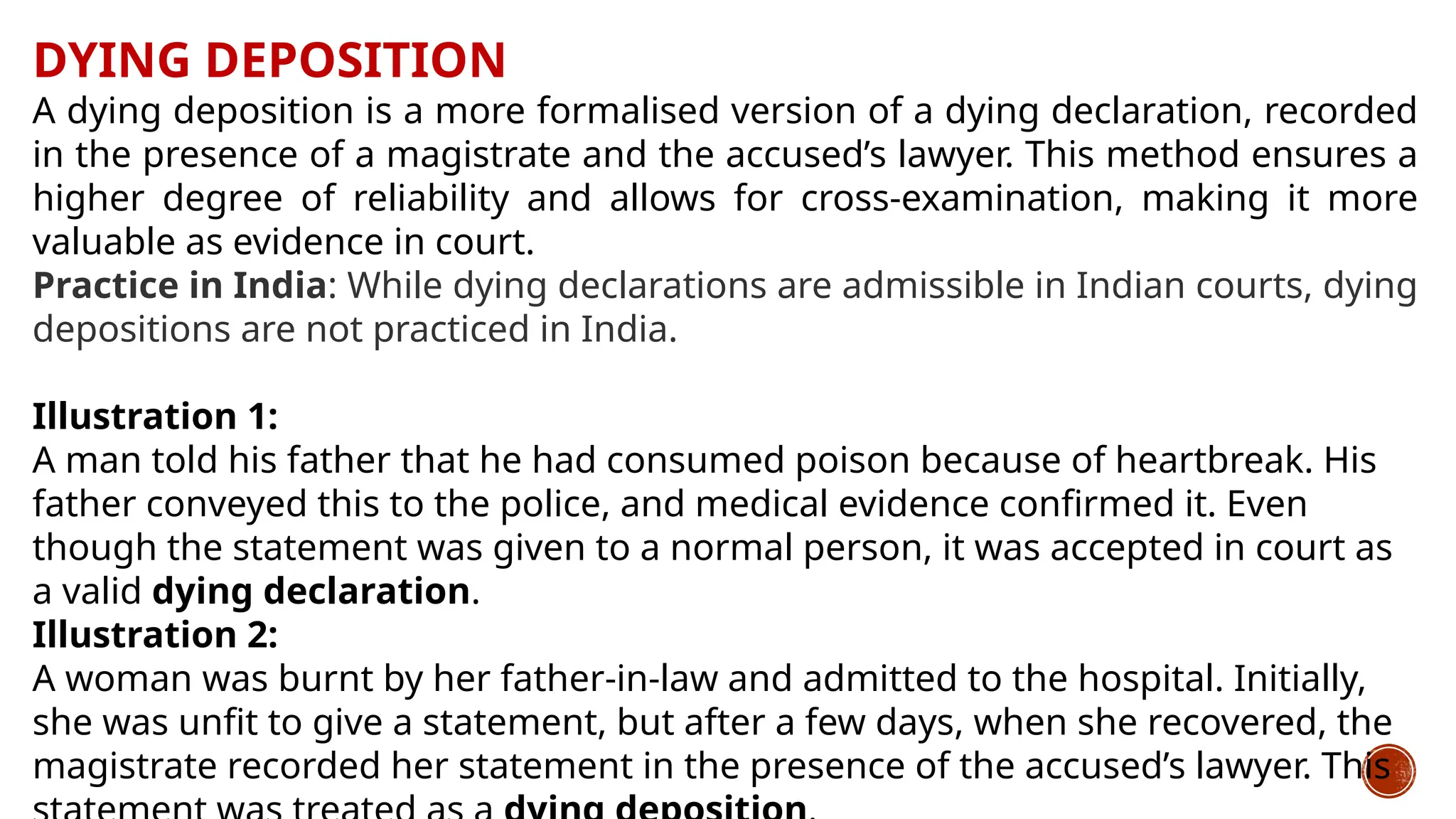 DYING DECLARATION AND DYING DEPOSITION.pptx