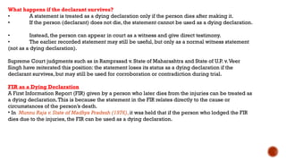 DYING DECLARATION AND DYING DEPOSITION.pptx