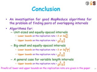 Bounds for overlapping interval join on MapReduce | PPSX | Databases ...