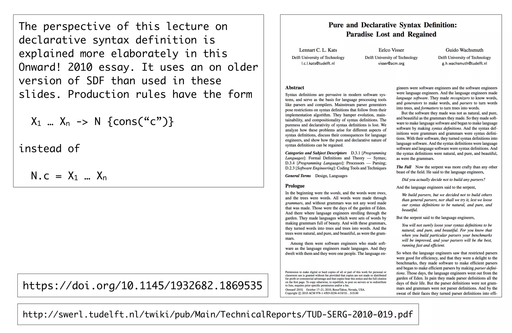 Declare Your Language: Syntax Definition | PDF
